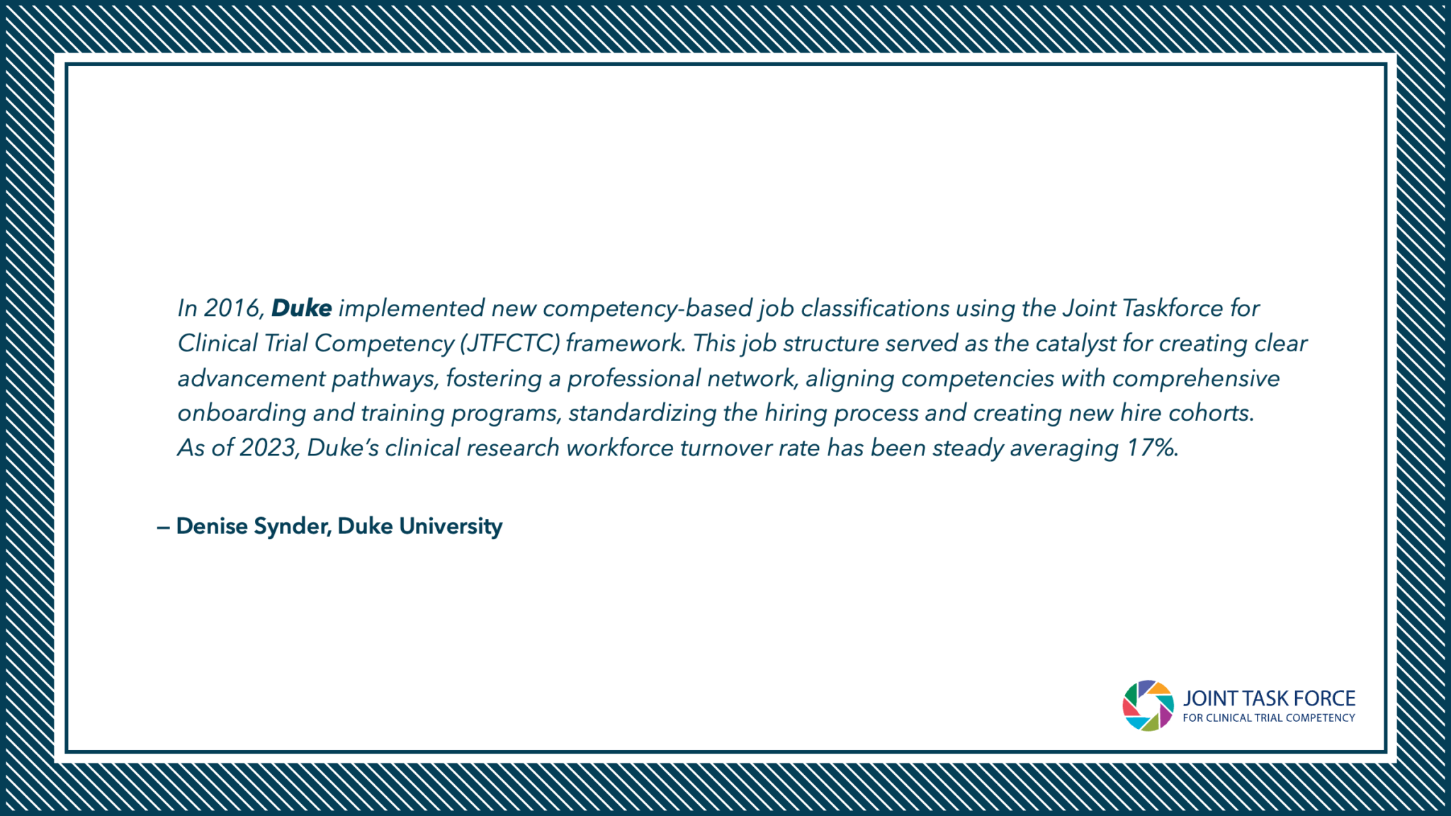 Celebrating 10 Years of the JTF – Joint Task Force for Clinical Trial ...