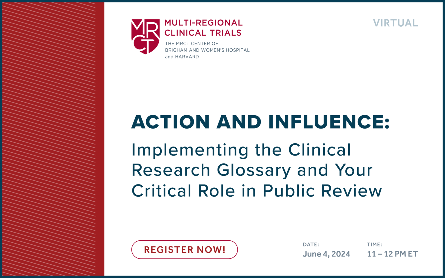 Action and Influence: Implementing the Clinical Research Glossary and ...