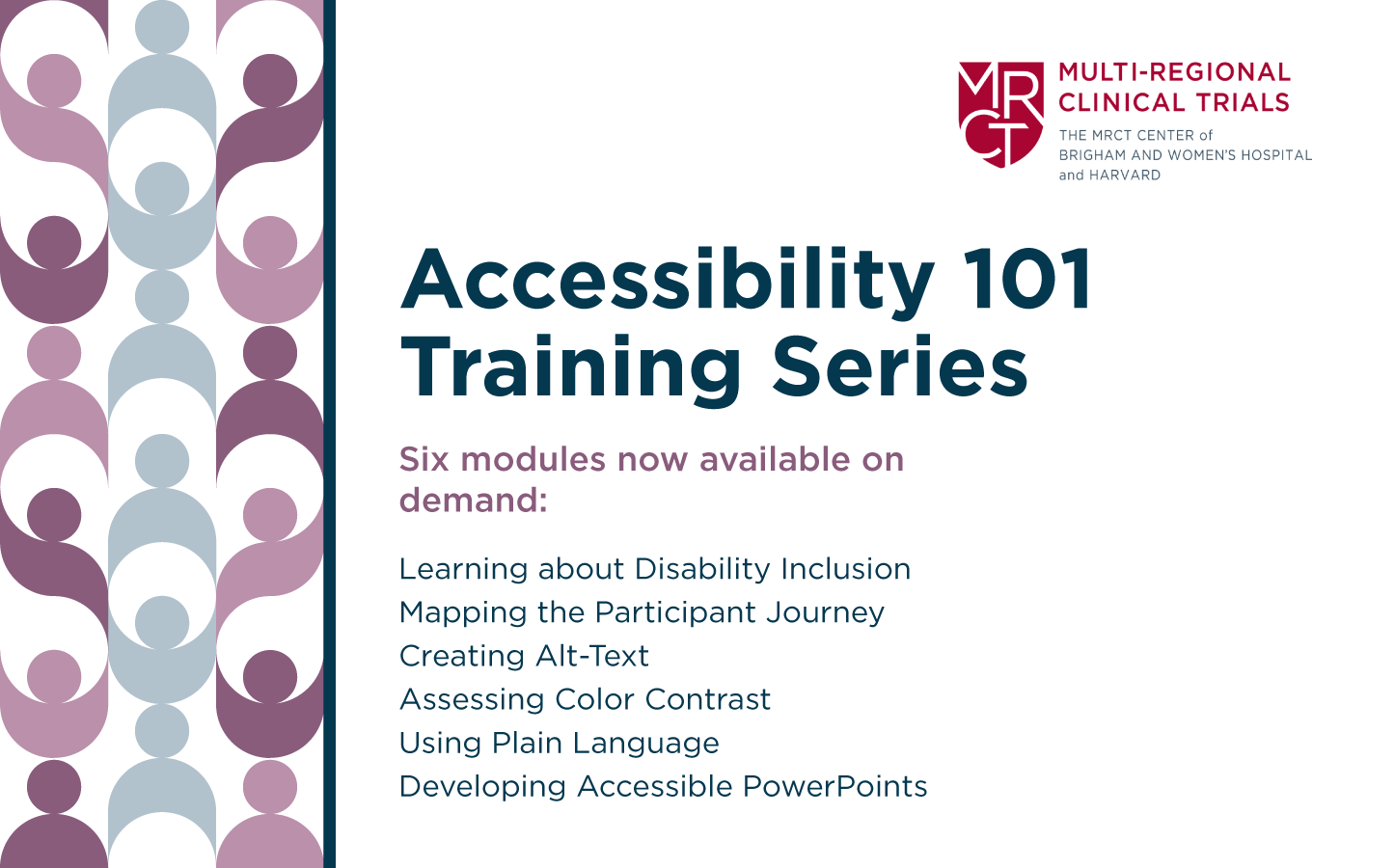 Accessibility 101 Training Series - The Multi-Regional Clinical Trials ...